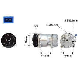 Van Wezel Kompressor, Klimaanlage 5800k164 f&uuml;r VW