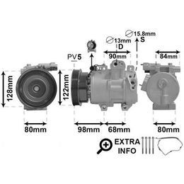 Van Wezel Kompressor, Klimaanlage 8300k192 f&uuml;r KIA