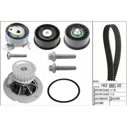 SCHAEFFLER INA Wasserpumpe + Zahnriemensatz 530044130 f&uuml;r Vaughall CHEVROLET