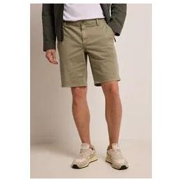 Shorts Street One MEN, Herren, Gr. 40, warm sand, Web, 98% Baumwolle, 2% Elasthan, unifarben, regular fit kurz, Hosen Shorts, aus Baumwolle mit Stretchanteil