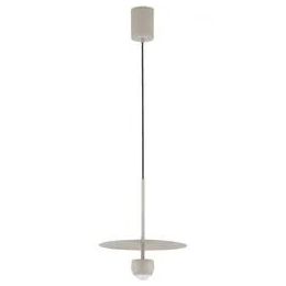 NOVA LUCE Pendelleuchte "EDEM", beige, 1, &Oslash; 30cm H: 217cm, 1 Stk., Leuchten, Pendelleuchte
