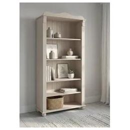 B&uuml;cherregal OTTO HOME "Adele, Standregal, Regal", kaschmir, B:92cm H:185,5cm T:39,5cm, Massivholz, Regale, B&uuml;cherregal, aus massiver Kiefer, Breite 92 cm, FSC