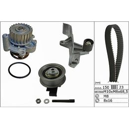 SCHAEFFLER INA Wasserpumpe + Zahnriemensatz 530054630 f&uuml;r Audi VW SEAT (SVW) Skoda