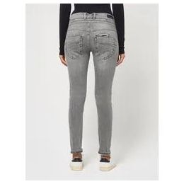 Slim-fit-Jeans Gang "94MARGE", Damen, Gr. 27, N-Gr, grau stone, Denim/Jeans, Obermaterial: 98% Baumwolle, 2% Elasthan, unifarben, slim fit lang, Jeans Slim-fit-Jeans, mit besonderem 4-Knopf-Verschluss, Topseller