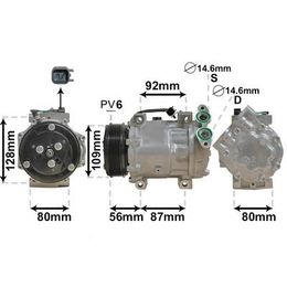 Van Wezel Kompressor, Klimaanlage 5901k704 f&uuml;r Volvo
