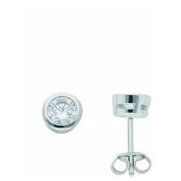 Adelia&acute;s Paar Ohrh&auml;nger ADELIA ́S "Ohrstecker Ohrringe 925 Silber mit Zirkonia &ndash; Silberohrringe", silber, Ohrringe, Damen, Damen, Silber 925 (Sterlingsilber), Silberohrringe
