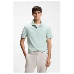 Poloshirt BOSS ORANGE "Prime", Herren, Gr. 4XL, 446_turquoise, aqua, Jersey, Obermaterial: 100% Baumwolle, unifarben, regular fit h&uuml;ftlang, hoch geschlossener Ausschnitt, eng elastischer Bund, Shirts, mit Polokragen