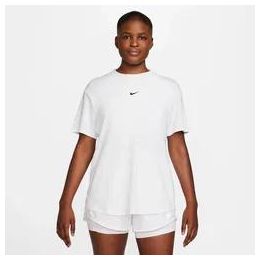 T-Shirt Nike "W NK ONE RELAXED DF SS TOP", Damen, Gr. L, wei&szlig;, schwarz, Jersey, Obermaterial: 81% Polyester, 13% Baumwolle, 6% Elasthan, normal, Rundhals, Shirts T-Shirt, relaxte Schnittform, kurze &Auml;rmel, sportlicher Stil