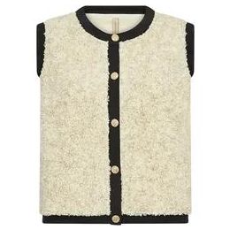 Kurzweste soyaconcept "Soya Concept Vest SC-BESSIE", Herren, Gr. XL, 91620 cream melange, Obermaterial: 100% Polyester, Westen