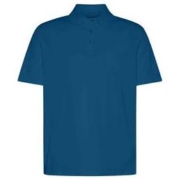 Poloshirt Bugatti, Herren, Gr. 4XL, 370, marine, 50% Baumwolle, 50% Polyester, unifarben, normal, ohne Ausschnitt, Shirts, Modern Fit aus einem Baumwollmix