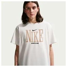 T-Shirt Nike SPORTSWEAR "W NSW CLSC BF OC INCONNECT TEE", Damen, Gr. XXL, sail, Obermaterial: 100% Baumwolle, Shirts T-Shirt, f&uuml;r vielseitige Aktivit&auml;ten, sportlicher Stil, f&uuml;r Erwachsene
