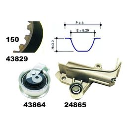 MAPCO Zahnriemensatz 23902 f&uuml;r VW SKODA VAG