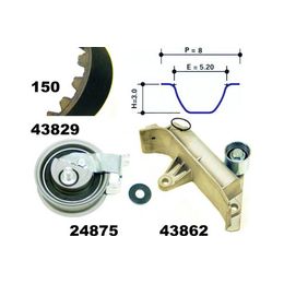 MAPCO Zahnriemensatz 23913 f&uuml;r Audi Skoda VAG