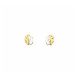 Adelia&acute;s Paar Ohrh&auml;nger ADELIA ́S "Ohrstecker Ohrringe 333 Gold ( 8K ) mit Zirkonia &ndash; Goldohrringe", silber, Ohrringe, Damen, Damen, Gold, Goldohrringe