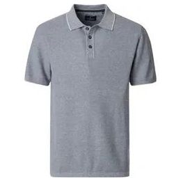 Poloshirt Casamoda "Casamoda Polo-Shirt uni", Herren, Gr. 4XL, hellblau, 100% Baumwolle, Shirts