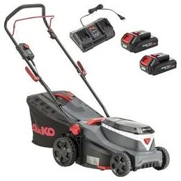 Akkurasenm&auml;her Al-Ko "34.6 Li COMFORT SET", grau, B:40cm H:38,1cm T:64,5cm, Rasenm&auml;her