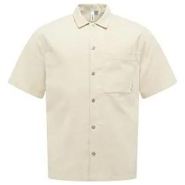 Kurzarmhemd Ragwear "Teecord", Herren, Gr. L (52), Normalgr&ouml;&szlig;en, ecru, Cord, Material: 56% Polyester, 44% Baumwolle, l&auml;ssig geschnitten h&uuml;ftlang, weit, Hemden, L&auml;ssiges Kurzarm-Overshirt