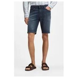 Jeansshorts BOSS ORANGE "Re.Maine Shorts Bo", Herren, Gr. 34, N-Gr, medium blau420, Denim/Jeans, Obermaterial: 78% Baumwolle, 20% Polyester, 2% Elasthan, unifarben, regular fit kniefrei, Jeans Jeansshorts, Stretch-Denim im Straight Fit