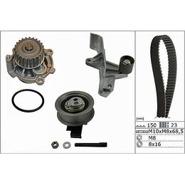 SCHAEFFLER INA Wasserpumpe + Zahnriemensatz 530054631 f&uuml;r VW Audi