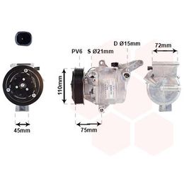 Van Wezel Kompressor, Klimaanlage 2701k705 f&uuml;r MAZDA