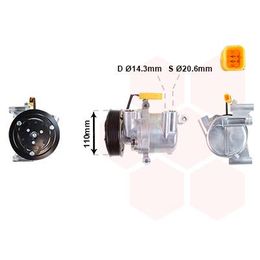 Van Wezel Kompressor, Klimaanlage 5300k734 f&uuml;r Citro&euml;n/Peugeot TOYOTA