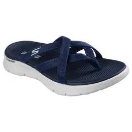 Zehentrenner Skechers "GO WALK FLEX SANDAL-SSSELENA", Herren, Gr. 42, navy, Textil, Schuhe Zehentrenner, Sommerschuh, Strandschuh, Sandale, Badeschuh mit Komfortfu&szlig;bett