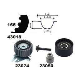 MAPCO Zahnriemensatz 23014 f&uuml;r LANCIA ALFA ROMEO Fiat