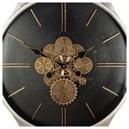 Wanduhr Gilde "Wanduhr Timing", silberfarben, B:62,5cm H:99,5cm, Wanduhren, Wanduhr