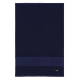 G&auml;stehandtuch Lacoste "LLECROCO", marine, B:40cm L:60cm, Frottier, Obermaterial: 100% Baumwolle, Handt&uuml;cher, mit Label-Applikationen