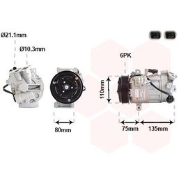 Van Wezel Kompressor, Klimaanlage 4301k716 f&uuml;r RENAULT