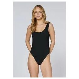 Badeanzug Chiemsee, Gr. 36, schwarz, 95% Baumwolle, 5% Elasthan, Badeanz&uuml;ge Badeanzug