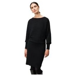 Strickkleid Zero "Damen mit Pailletten", Damen, Gr. 38, Normalgr&ouml;&szlig;en, schwarz beauty, Strick, Obermaterial: 42% Viskose, 40% Polyester, 18% Polyamid, Strukturmuster, festlich, figurbetont kurz, U-Boot-Ausschnitt, weit elastischer Bund krempelbar, Kleider Strickkleid, Pailletten