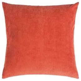 Dekokissen Pad "CASUAL", orange, unifarben, B:40cm L:40cm, Polyacryl, Polyester, Dekokissen_Sitzkissen_Kissenh&uuml;llen, Made in Europe
