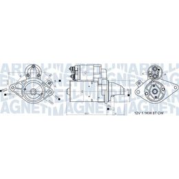 MAGNETI MARELLI Starter 063721407010 f&uuml;r Citro&euml;n/Peugeot Peugeot TOYOTA