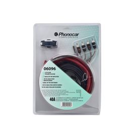 Phonocar Kabel, Cinch Kabel-Set f&uuml;r Verst&auml;rker 10mm&sup2; 40 Amp. 06096