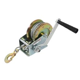 HPAUTO Seilwinden Handseilwinde 1100kg 10m Seill&auml;nge 25321