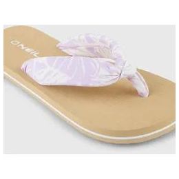 O`Neill Zehentrenner O'NEILL "DITSY SUN SANDALS", M&auml;dchen, Gr. 38, lila island sky, Synthetik, Schuhe Zehentrenner, f&uuml;r Kinder und Jugendliche, sportlicher Stil, ohne Verschluss