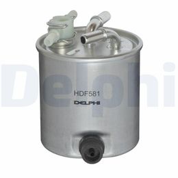 DELPHI Kraftstofffilter hdf581 mit Schnellkupplung 122mm f&uuml;r DACIA Suzuki