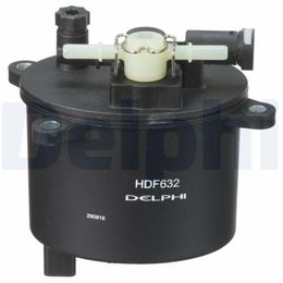DELPHI Kraftstofffilter hdf632 mit Schnellkupplung 151mm f&uuml;r Citro&euml;n Ford JAGUAR LANCIA MITSUBISHI LAND ROVER