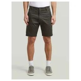 G-Star Raw Chinoshorts G-STAR "Bronson 3.0 Slim Chino Short", Herren, Gr. 35, asfalt, Obermaterial: 97% Baumwolle, 3% Elasthan, Hosen Chinoshorts