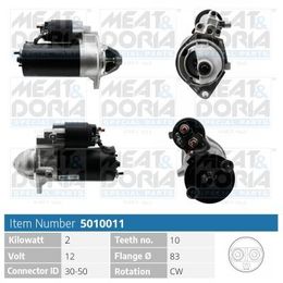 MEAT & DORIA MEAT & DORIA Starter 5010011 f&uuml;r Opel SAAB