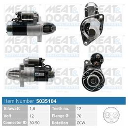 MEAT & DORIA MEAT & DORIA Starter 5035104 f&uuml;r Mercedes MITSUBISHI SMART