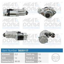 MEAT & DORIA MEAT & DORIA Starter 5035117 f&uuml;r MITSUBISHI NISSAN