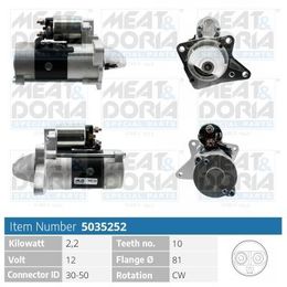 MEAT & DORIA MEAT & DORIA Starter 5035252 f&uuml;r Ford MITSUBISHI MAZDA