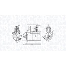 MAGNETI MARELLI Starter 063728010410 f&uuml;r KIA MITSUBISHI