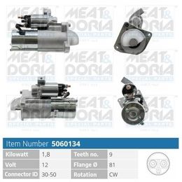 MEAT & DORIA MEAT & DORIA Starter 5060134 f&uuml;r Iveco LANCIA Citro&euml;n/Peugeot