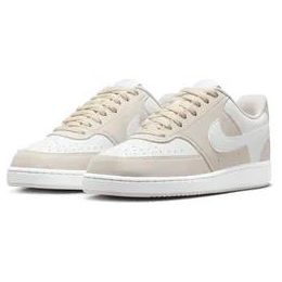 Sneaker Nike SPORTSWEAR "W COURT VISION LOW P NBK", Damen, Gr. 39, phantom, wei&szlig;, Synthetik, Schuhe Sneaker, inspiriert vom Design des Nike Air Force