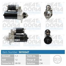 MEAT & DORIA MEAT & DORIA Starter 5010347 f&uuml;r Opel GM