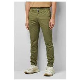 Chinos MEYER "Chinohose", Herren, Gr. 33, L&auml;nge 32, oliv, 97% Baumwolle, 3% Elasthan, unifarben, regular fit lang, Hosen, M5 FIT im Uni-Look