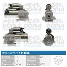MEAT & DORIA MEAT & DORIA Starter 5014896 f&uuml;r Ford JAGUAR MAZDA MITSUBISHI